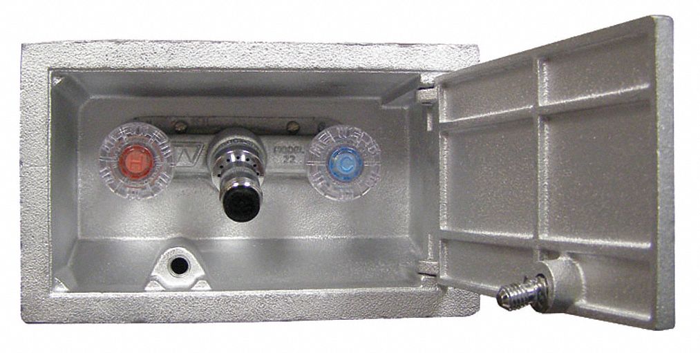 WOODFORD MFG. 13 7/8 inL Frostproof Enclosed Dual Wall Hydrant, 12 in ...