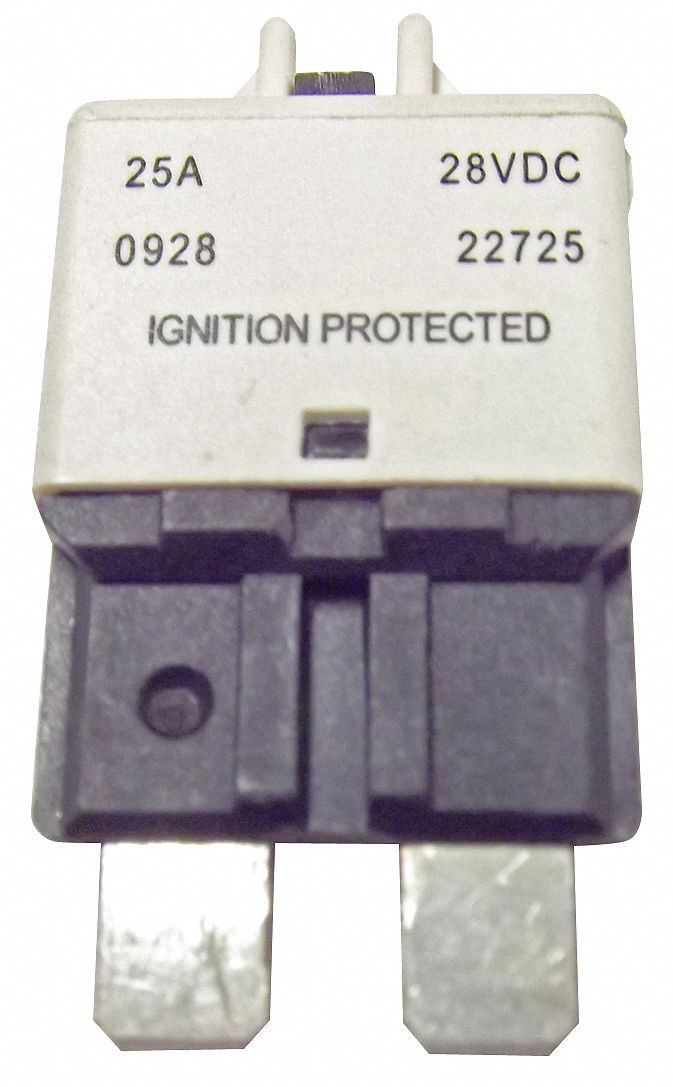 CB227, 28V DC, Automotive Circuit Breaker - 6CJA7|CB227-25 - Grainger