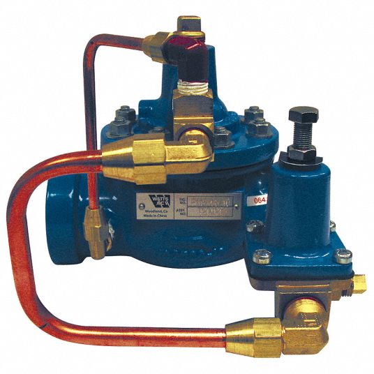 WATTS, 2 in Pipe Size, Threaded, Pressure Reducing Control Valve ...