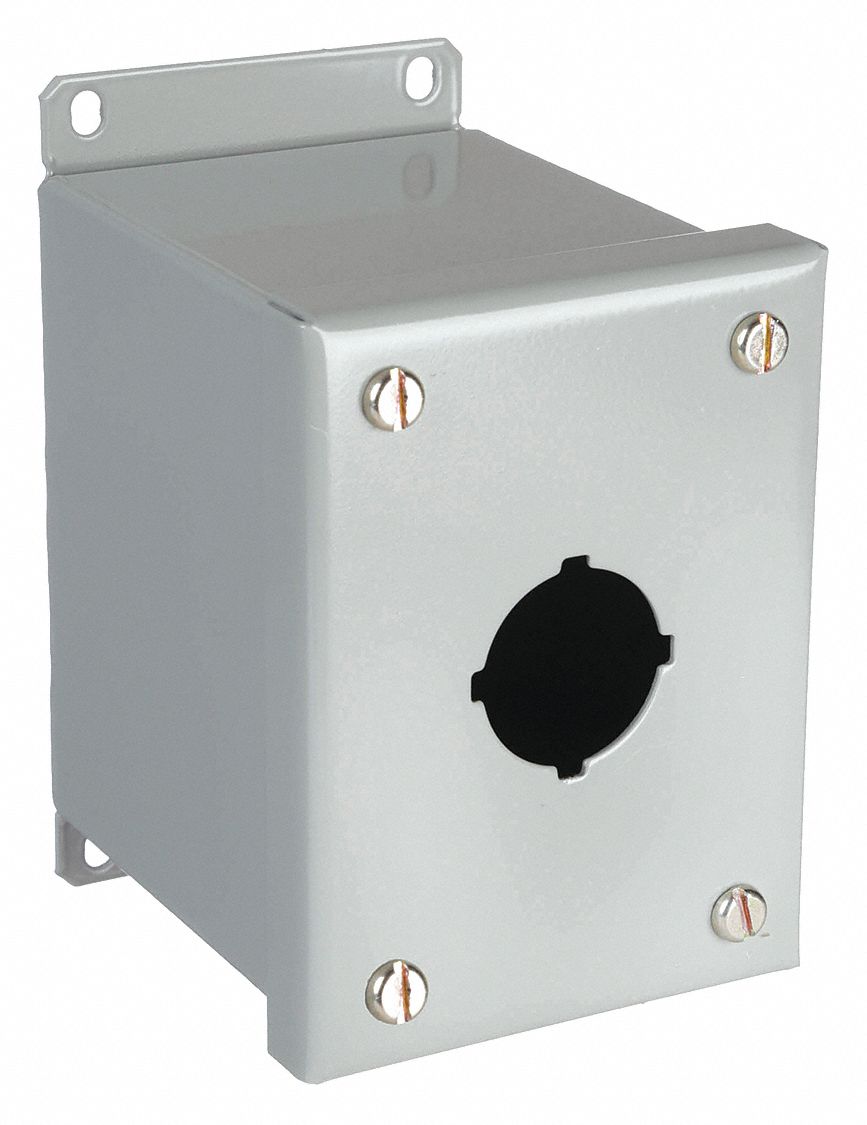 GE, 30mm, 1 Holes, Push Button Enclosure - 6CKE9|CR104PEG11 - Grainger