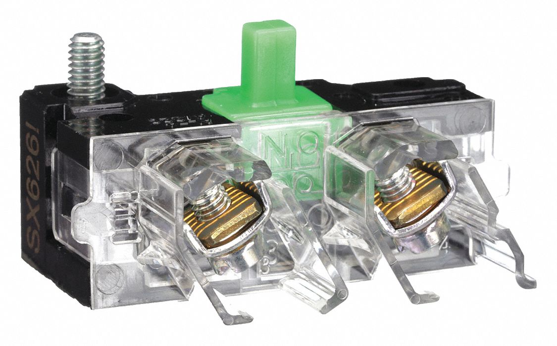 GE, 30 mm Panel Mounting Size, 1NO, Contact Block - 6CKH7|CR104PXC1 ...