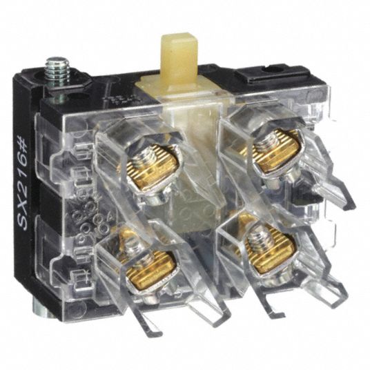 GE, 30 mm Panel Mounting Size, 1NO/1NC, Contact Block - 6CKH8 ...