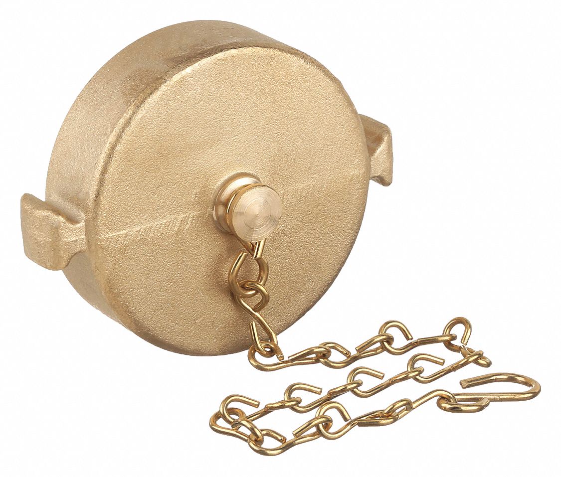 DIXON VALVE & COUPLING, Cap, Brass, Hydrant Cap - 6CLW7|RFC250F - Grainger