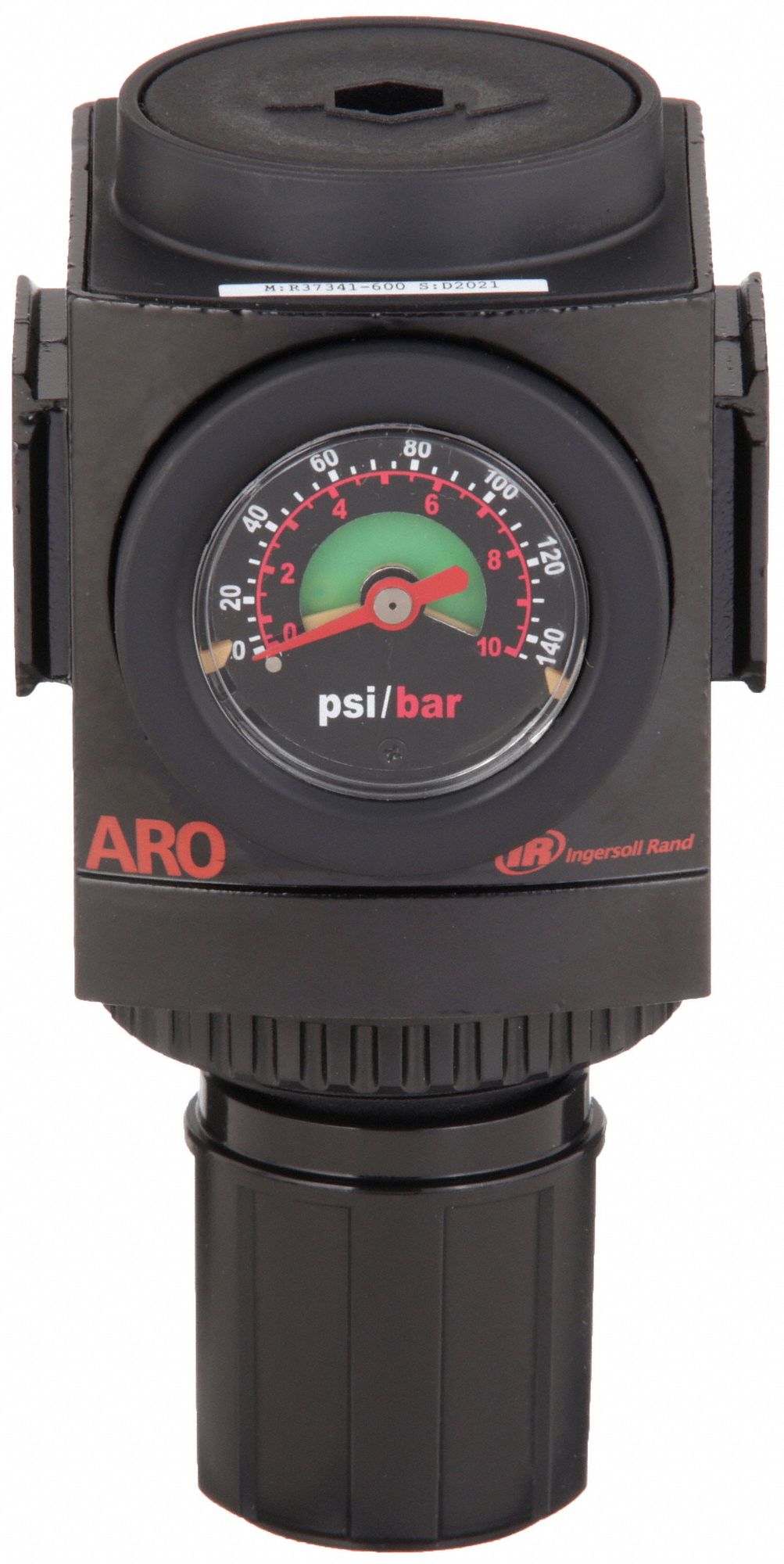 ARO Compressed Air Regulator: Aluminum, 1/2 in NPT, 210 cfm, 0 psi to ...