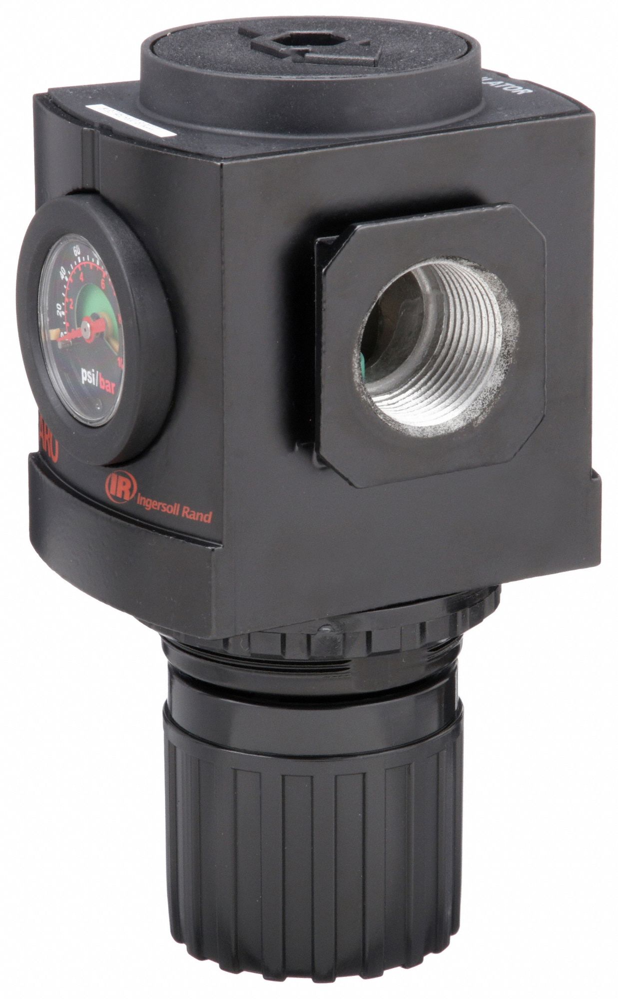 ARO Compressed Air Regulator: Aluminum, 1 in NPT, 290 cfm, 0 psi to 140 ...