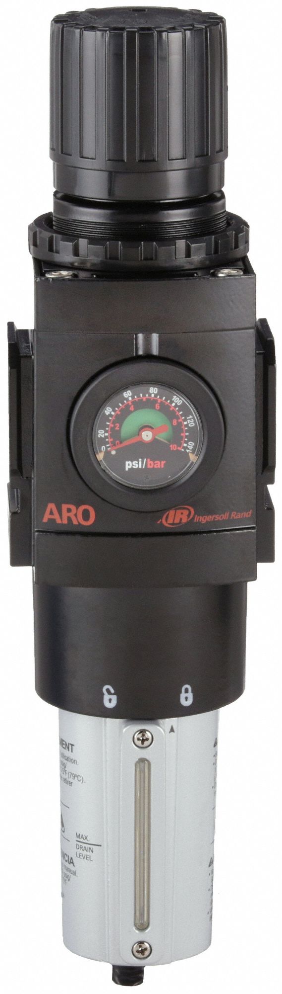 ARO, 3000 Series, 1 in NPT, Filter-Regulator - 6CRN8|P39464-610 - Grainger