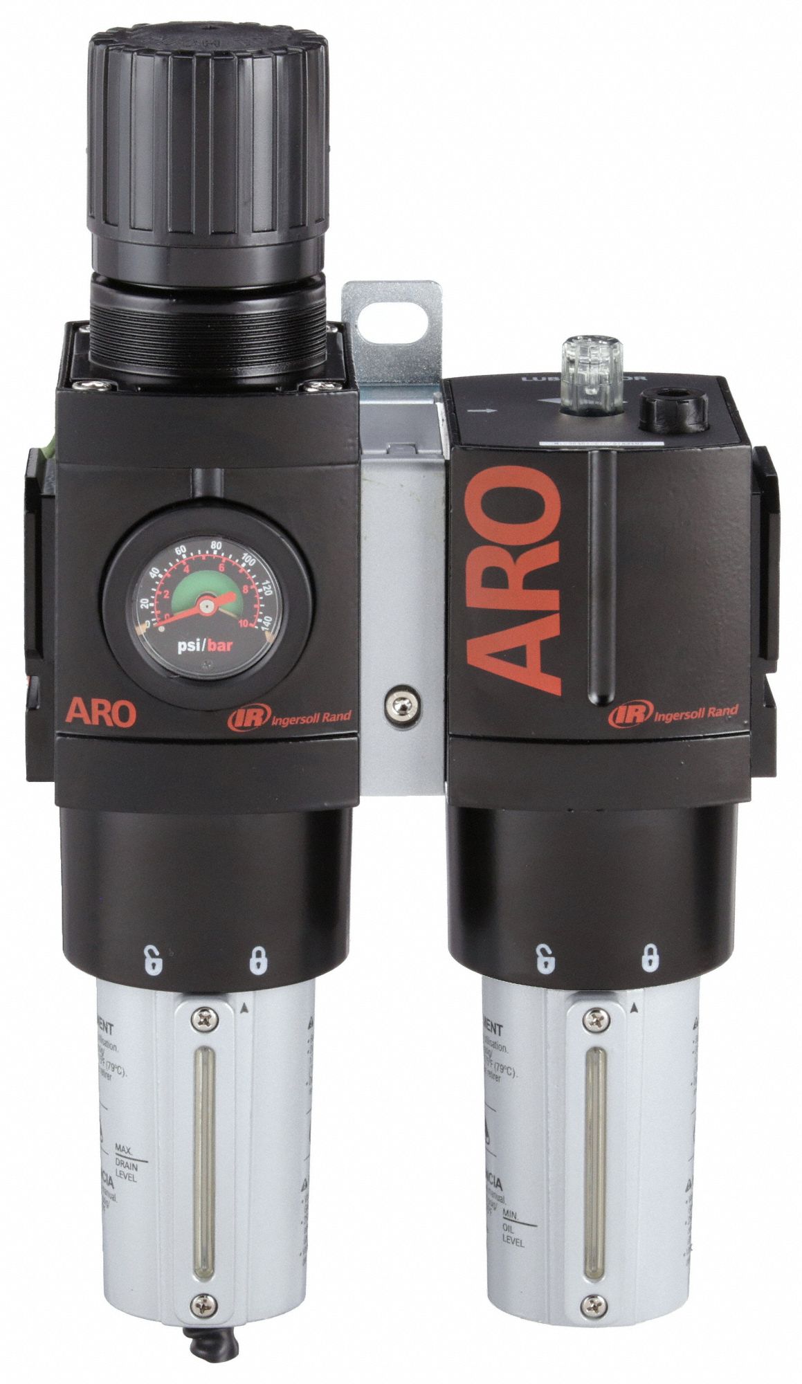 ARO, 1 in NPT, 208 cfm, Filter/Regulator/Lubricator - 6CRP0|C38461-610 ...