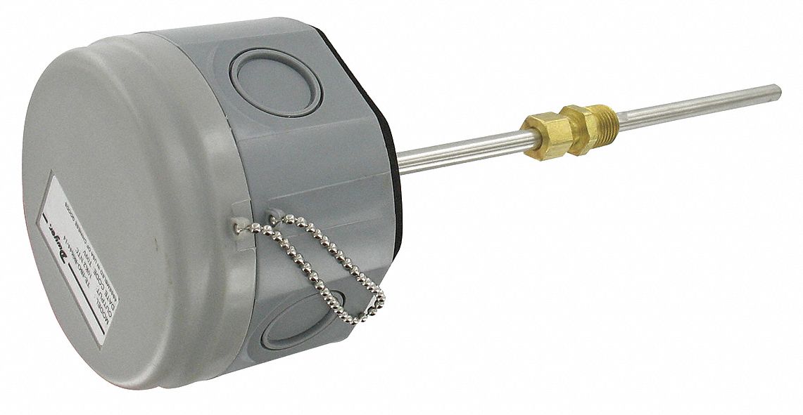 Thermistor, 1/2 in NPT/1/4 in NPT Compression Fitting, Immersion ...