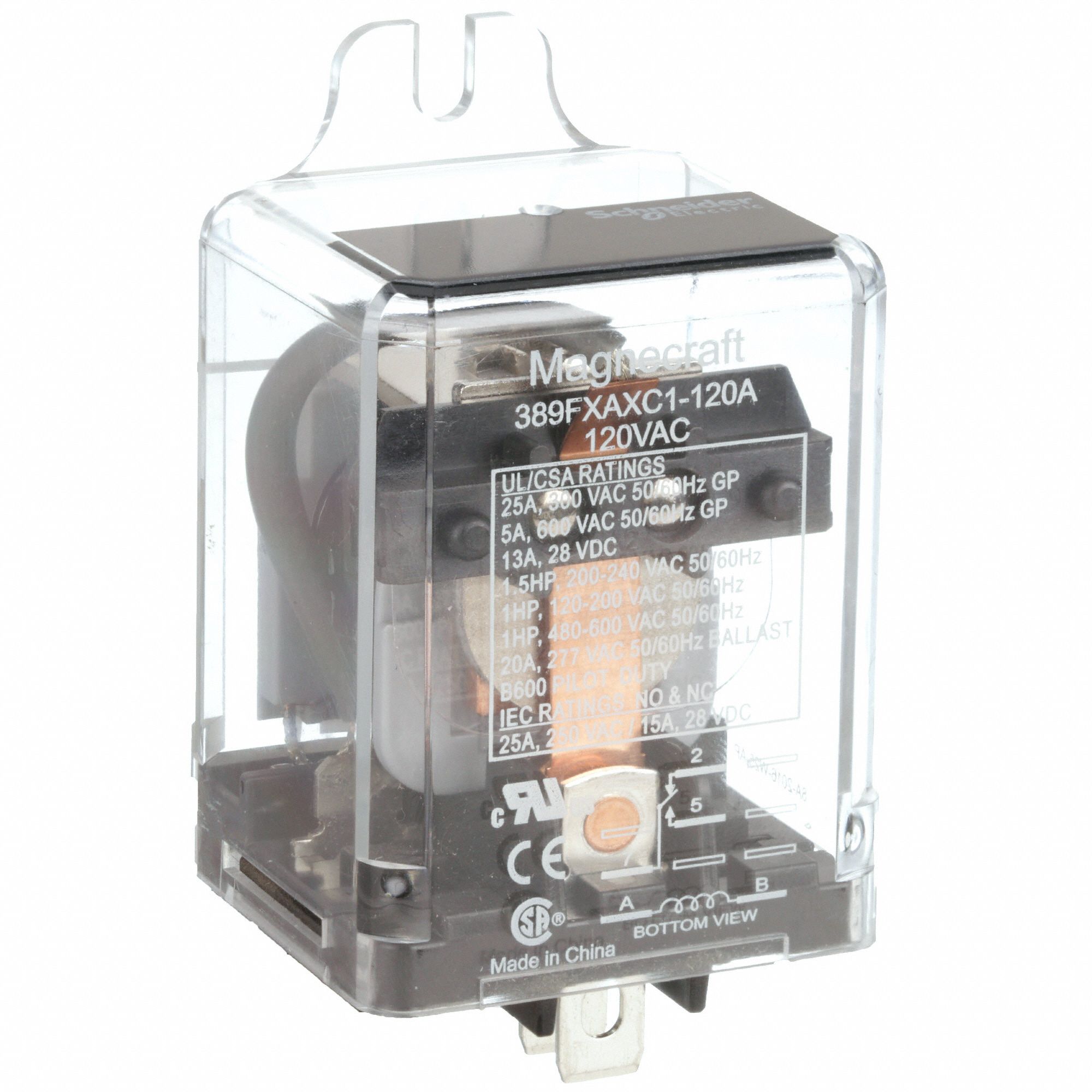 Schneider Enclosed Power Relay Surface Side Flange Mounted 25 A