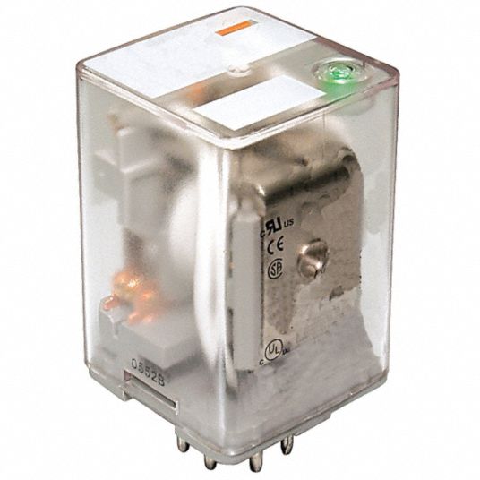 24V DC Coil Volts, Octal, Number of Pins - Relay 8 - Grainger