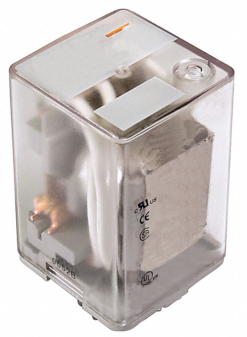 12V DC Coil Volts, 16A @ 277V AC Contact Rating - Relay, 16A @ 28V DC ...