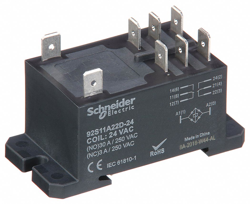 SCHNEIDER, DIN-Rail & Surface Mounted, 30 A Current Rating, Enclosed ...