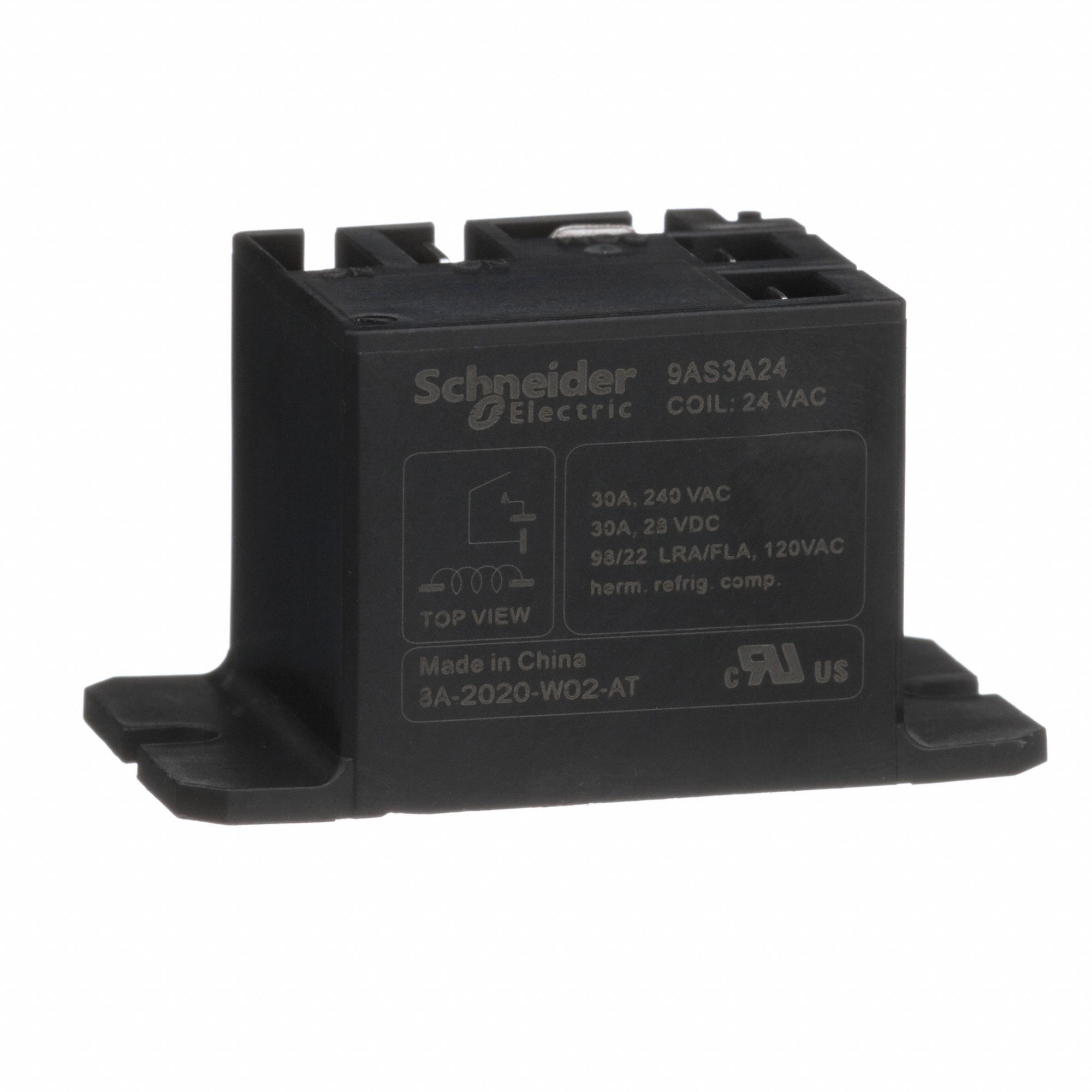Schneider Surface Top Flange Mounted 24v Ac Enclosed Power Relay