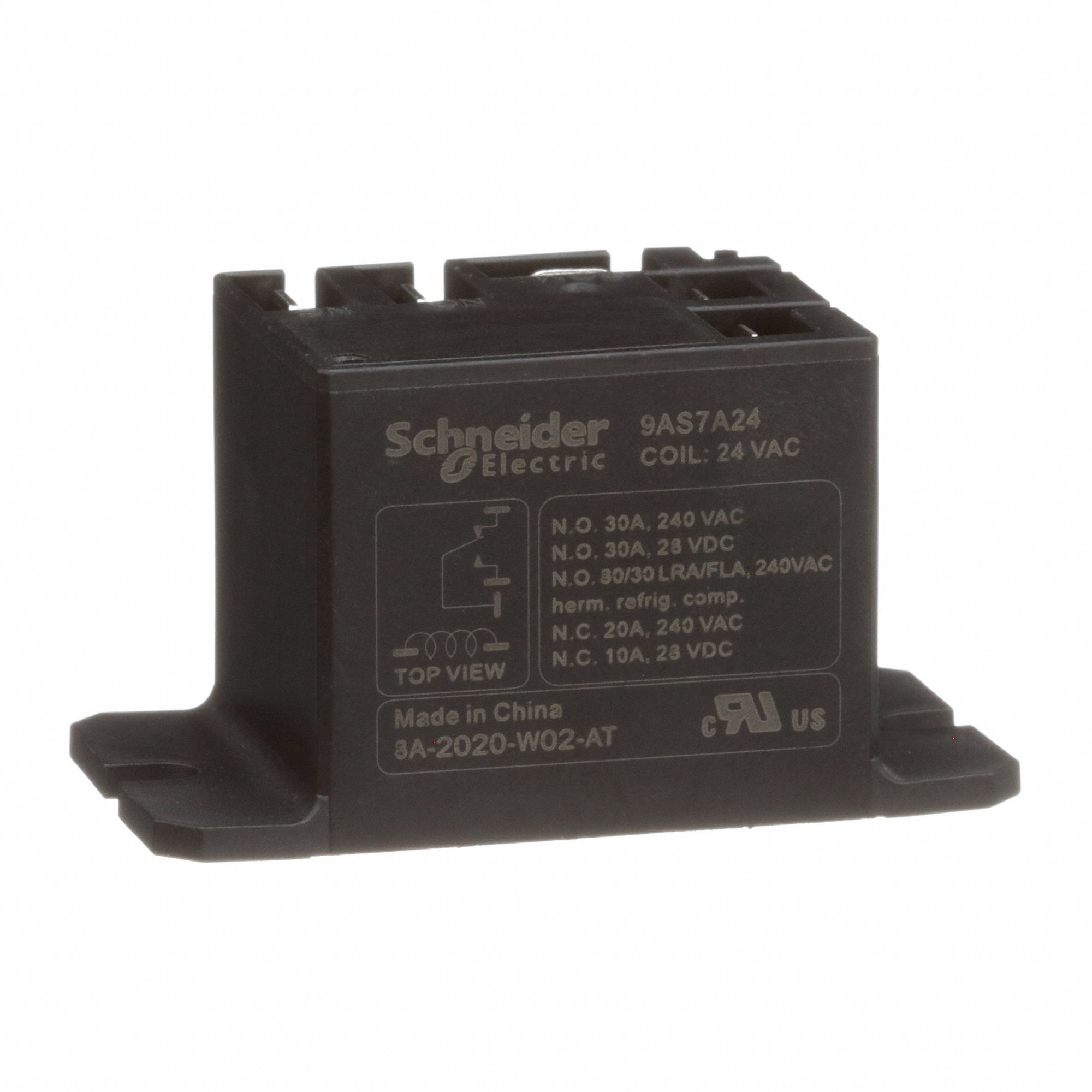 Schneider Surface Top Flange Mounted 24v Ac Enclosed Power Relay