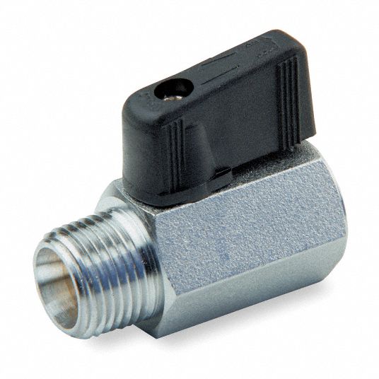 Mini Ball Valve, Pipe Size 1/2 in - Grainger