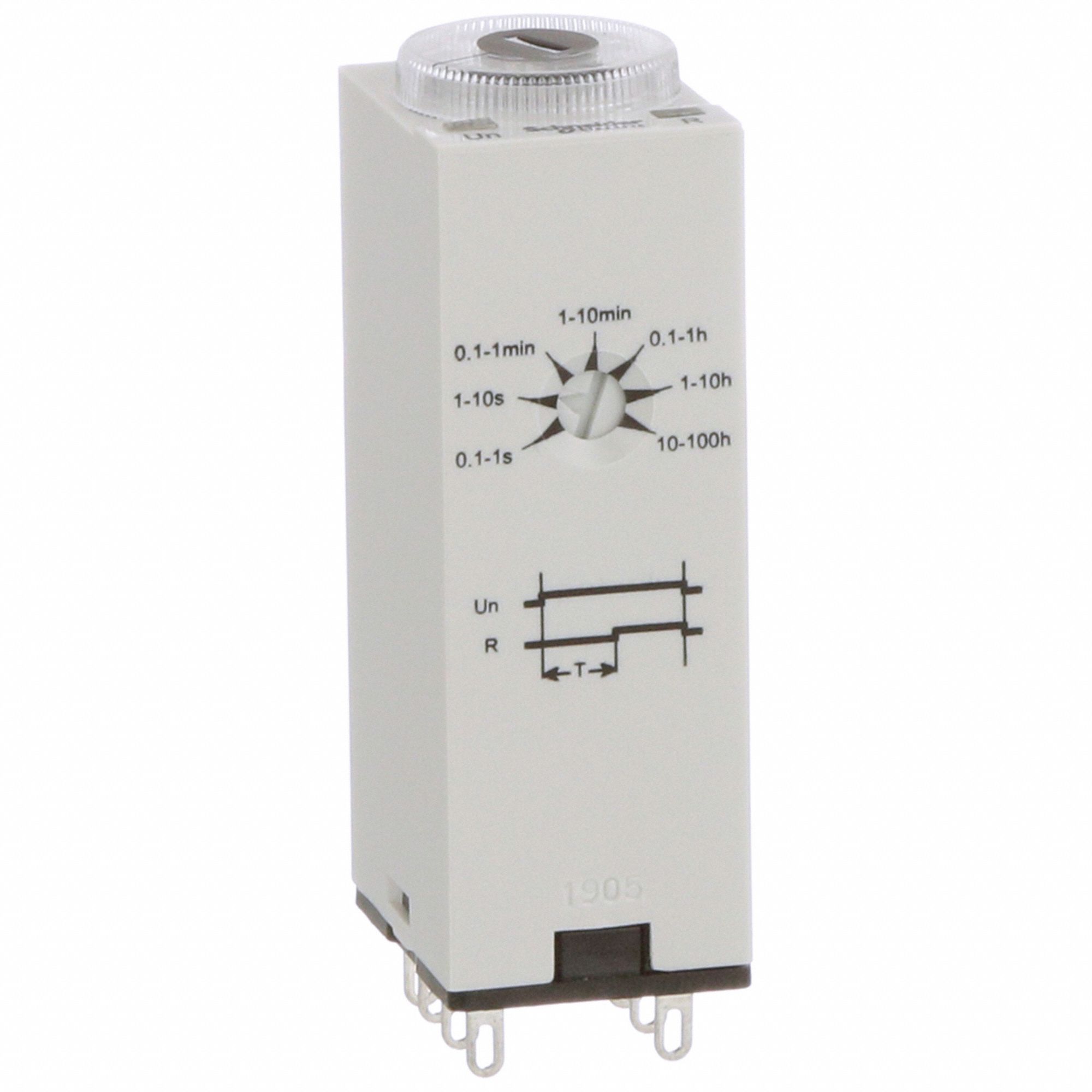 SCHNEIDER, Socket Mounted, 24V DC, Single Function Time Delay Relay ...