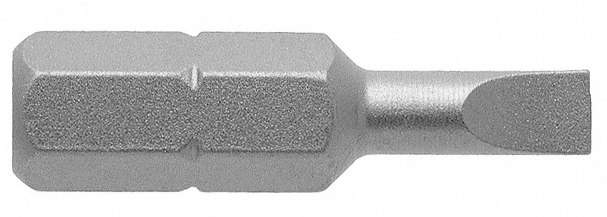 APEX, Insert Bit, Slotted Head, Insert Bit - 6CYU0|445-0X - Grainger