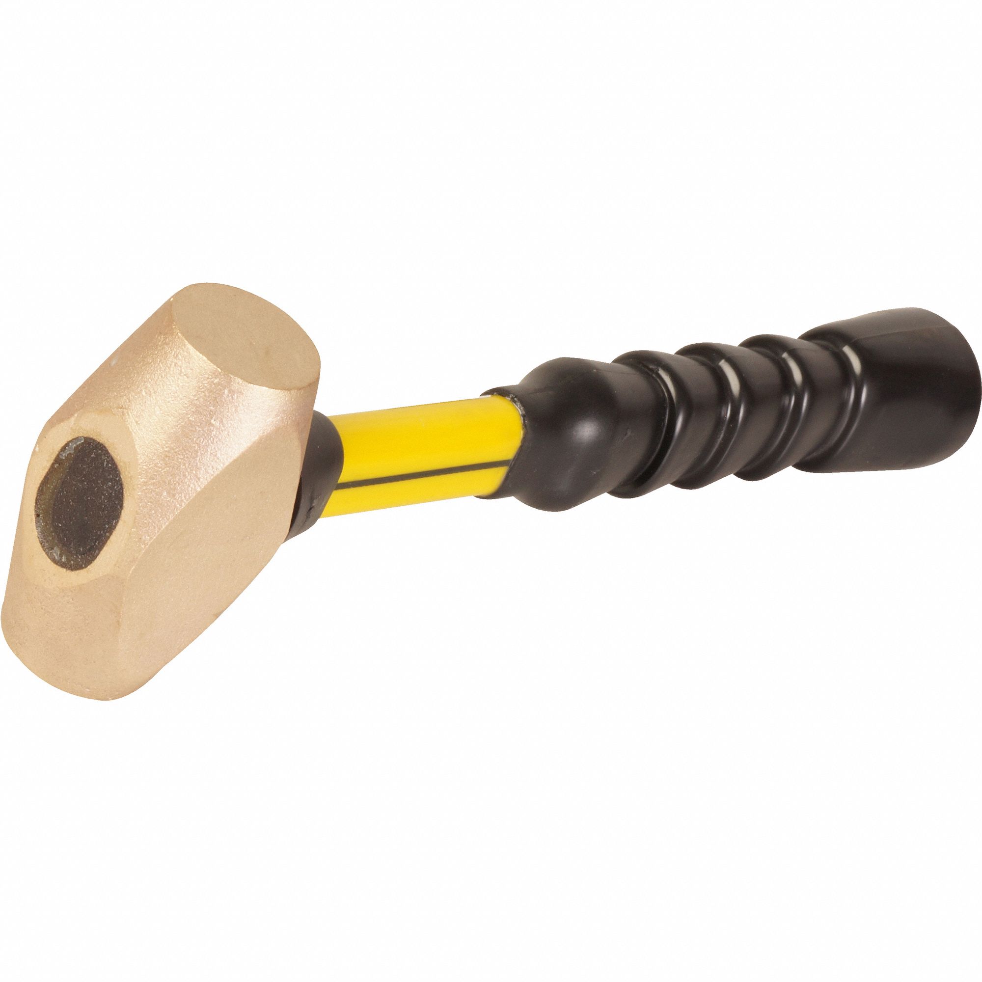NUPLA Non-Sparking Engineering Hammer: Fiberglass Handle, 3 lb Head Wt ...