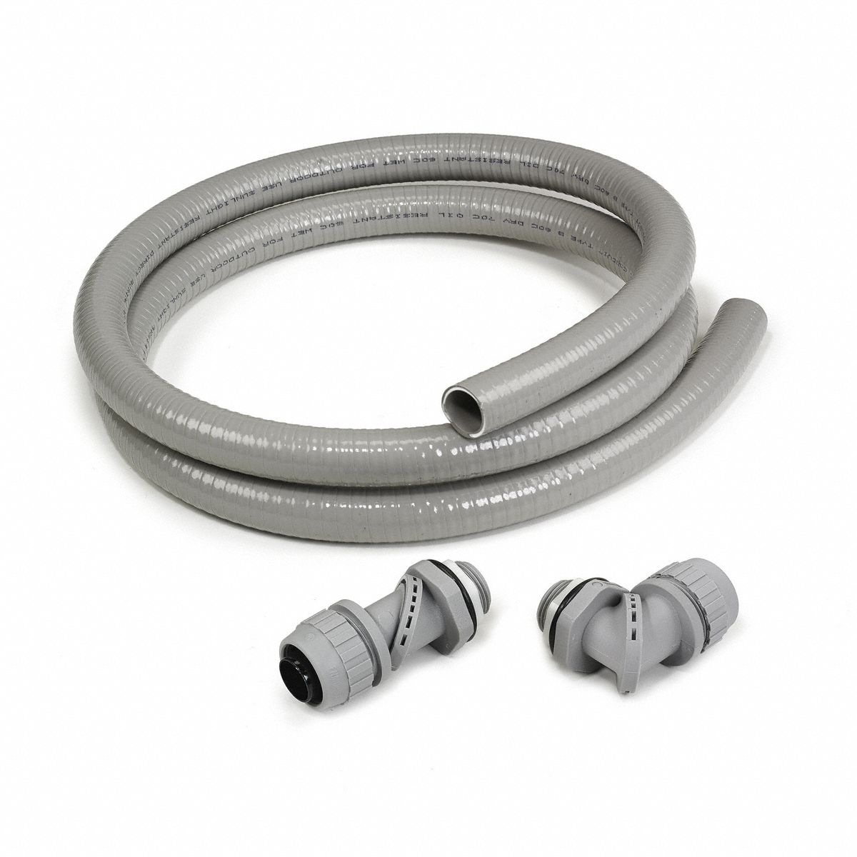 3/4 in Trade Size, Gray, Liquid-Tight Flex Conduit & Fitting Kits ...