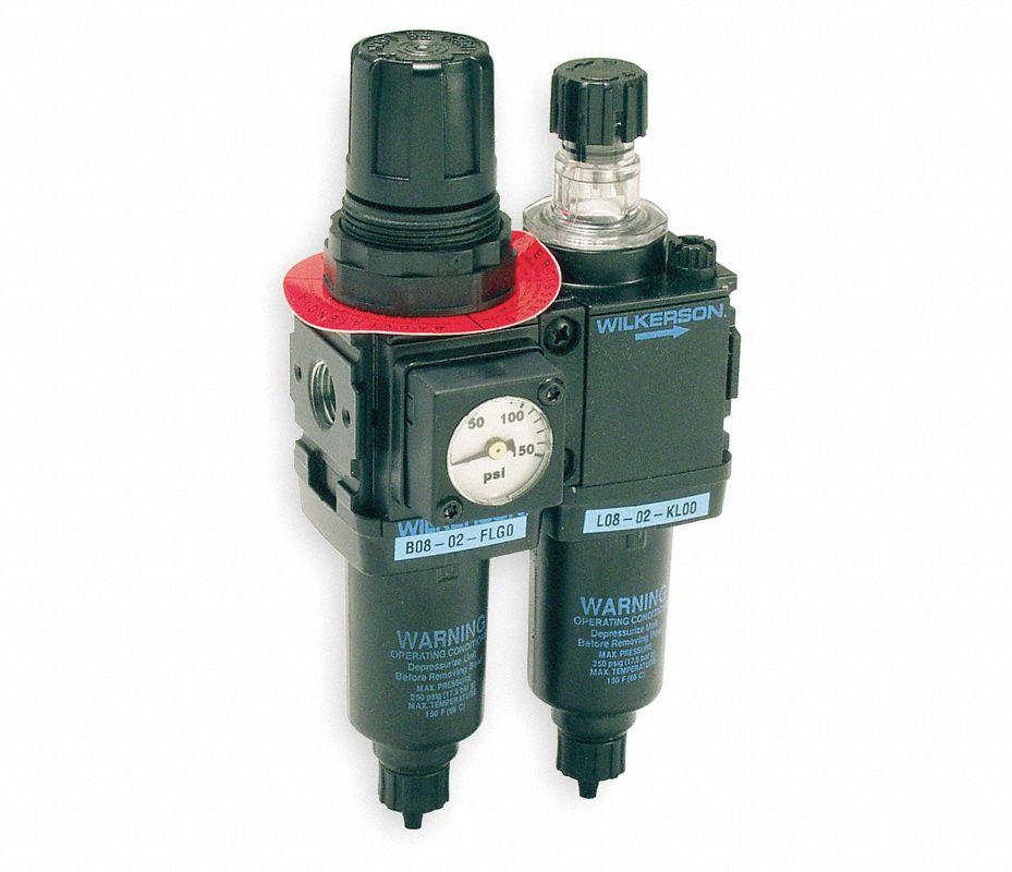 WILKERSON Filtro/Regulador/Lubricador, 1/4" NPT, Rango de Ajuste 0 a 125 psi - Filtros ...