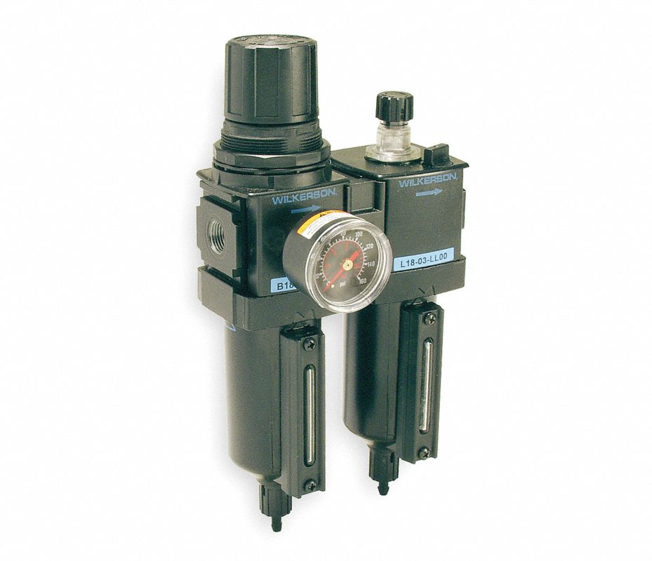 WILKERSON Filtro/Regulador/Lubricador, 1/4" NPT, Rango de Ajuste 0 a 125 psi - Filtros ...