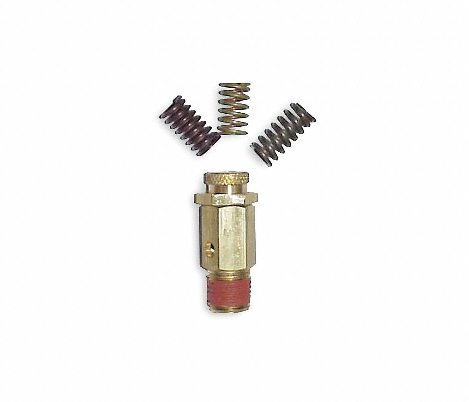 AIR COMPRESSOR Adjustable Relief Valve, 1/4"MPT