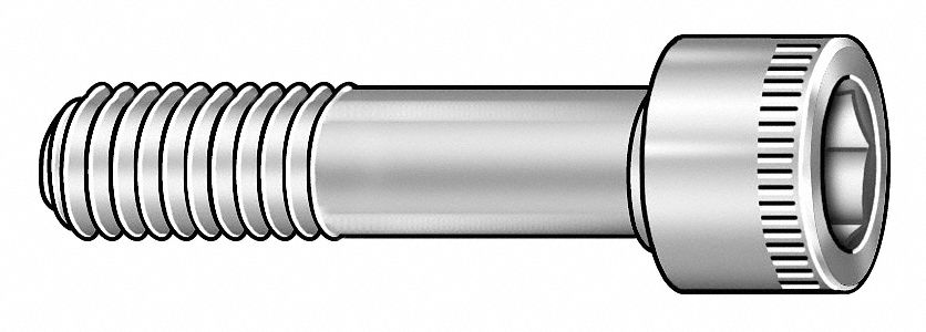 Cylindrical, Metric Socket Head Cap Screw, M12-1.75, Stainless Steel ...