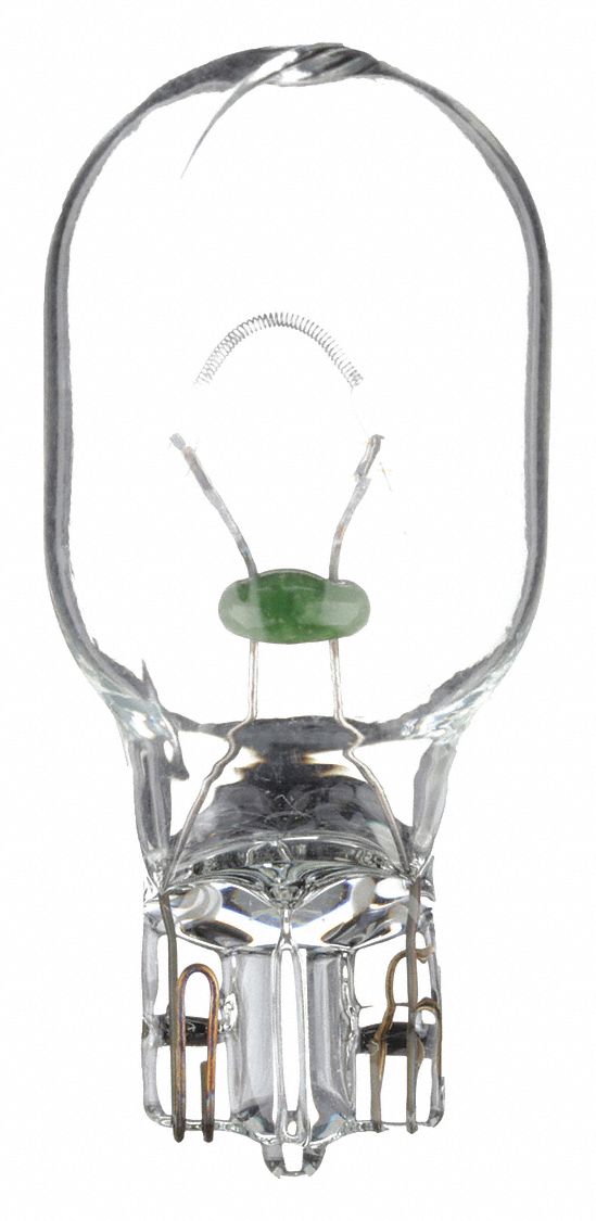 Miniature Incandescent Bulb, S8, Plastic Wedge Single Filament (W2 ...