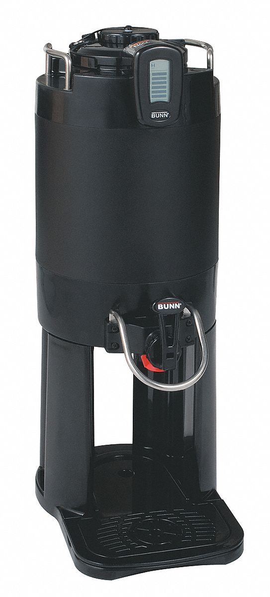 BUNN, 1.5 gal Capacity, Black, Beverage Server - 6DGZ6|TF SERVER BLK ...