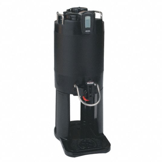 BUNN, 1.5 gal Capacity, Black, Beverage Server - 6DGZ6|TF SERVER BLK ...