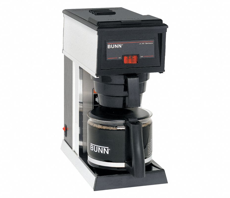 BUNN Cafetera,Tp.verter,Cap 2.9gph, - 6DHD3 | A10 - Grainger México