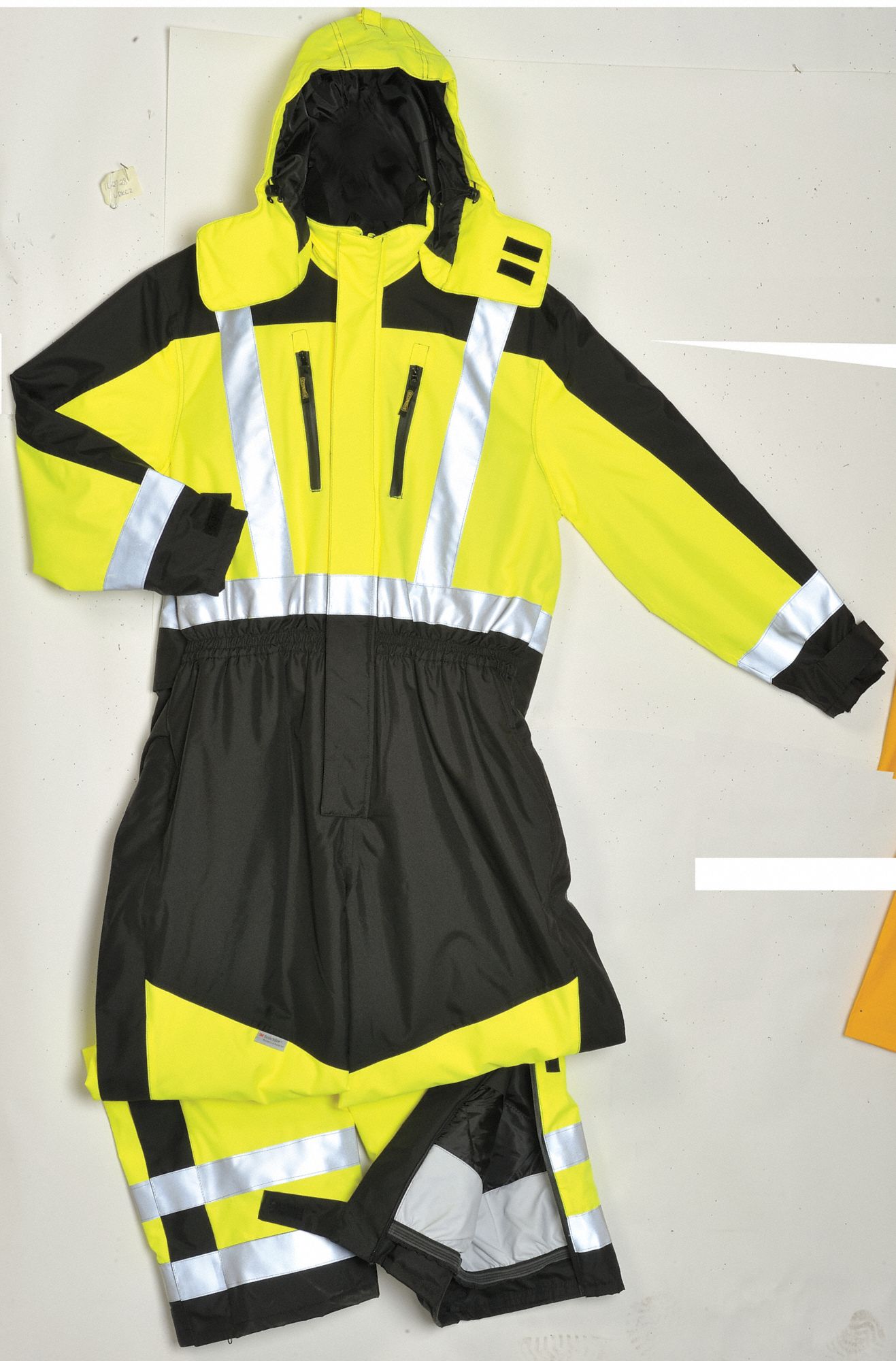 OCCUNOMIX Cold Weather Coverall Rainsuit: ANSI Class 3, 2XL ( 54 in x ...