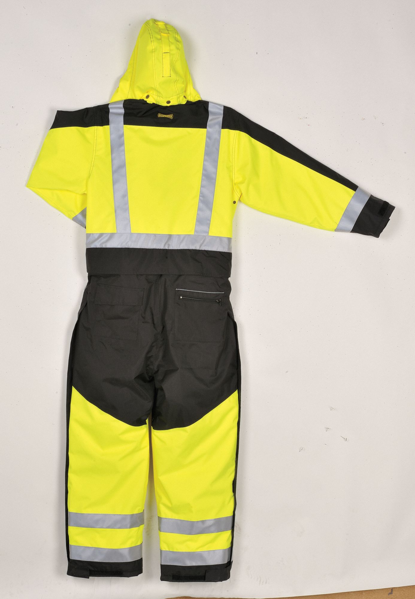OCCUNOMIX Cold Weather Coverall Rainsuit: ANSI Class 3, 2XL ( 54 in x ...