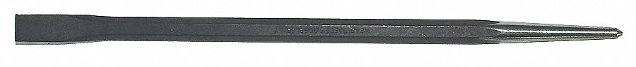 MAYHEW Pinch Point Bar: Chisel/Point End, 14 in Overall Lg, 1/2 in Bar ...