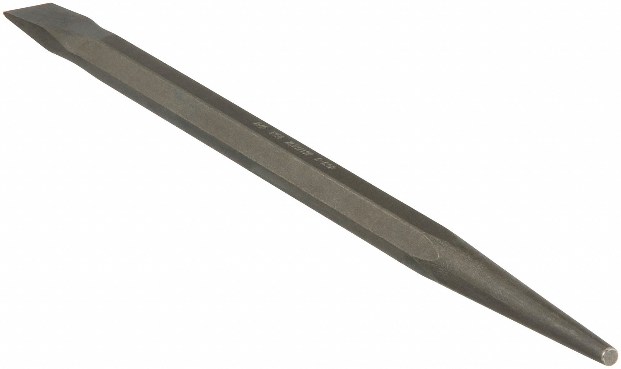 MAYHEW Pinch Point Bar: Chisel/Point End, 16 in Overall Lg, 5/8 in Bar ...