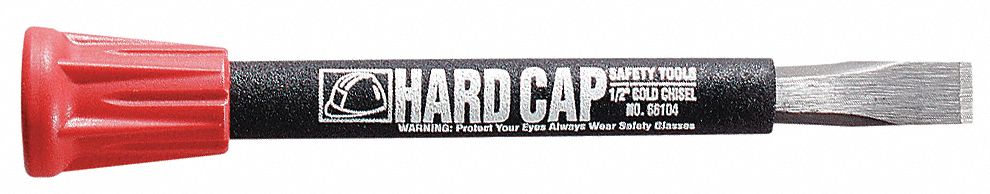 Steel, 1/2 in Blade Wd, Hardcap Cold Chisel - 6DKF1|66104 - Grainger
