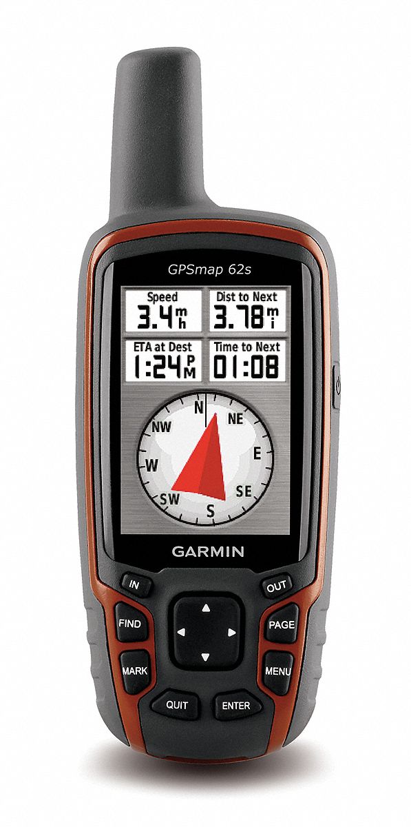GARMIN, TFT, 2 5/32 in Display Ht, GPS Navigation System - 6DMJ1|010 ...