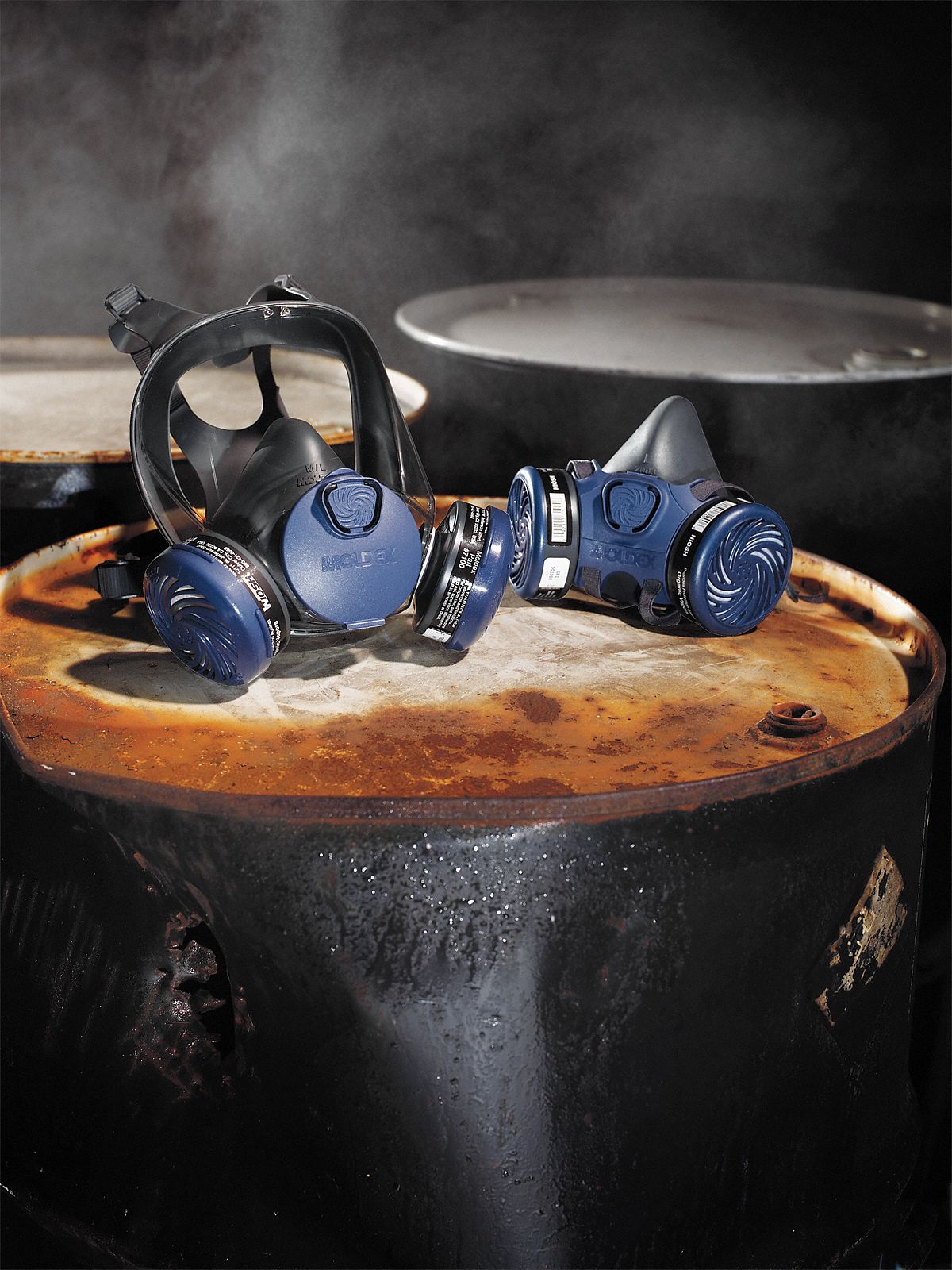 MOLDEX Full Face Respirator: Thermoplastic Elastomer, Bayonet, L Mask ...