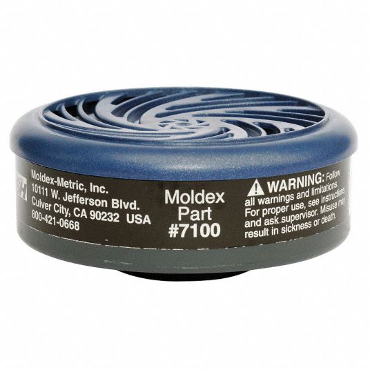 Organic Vapor (OV), Black Color, Cartridge - 6DMV1|7100 - Grainger