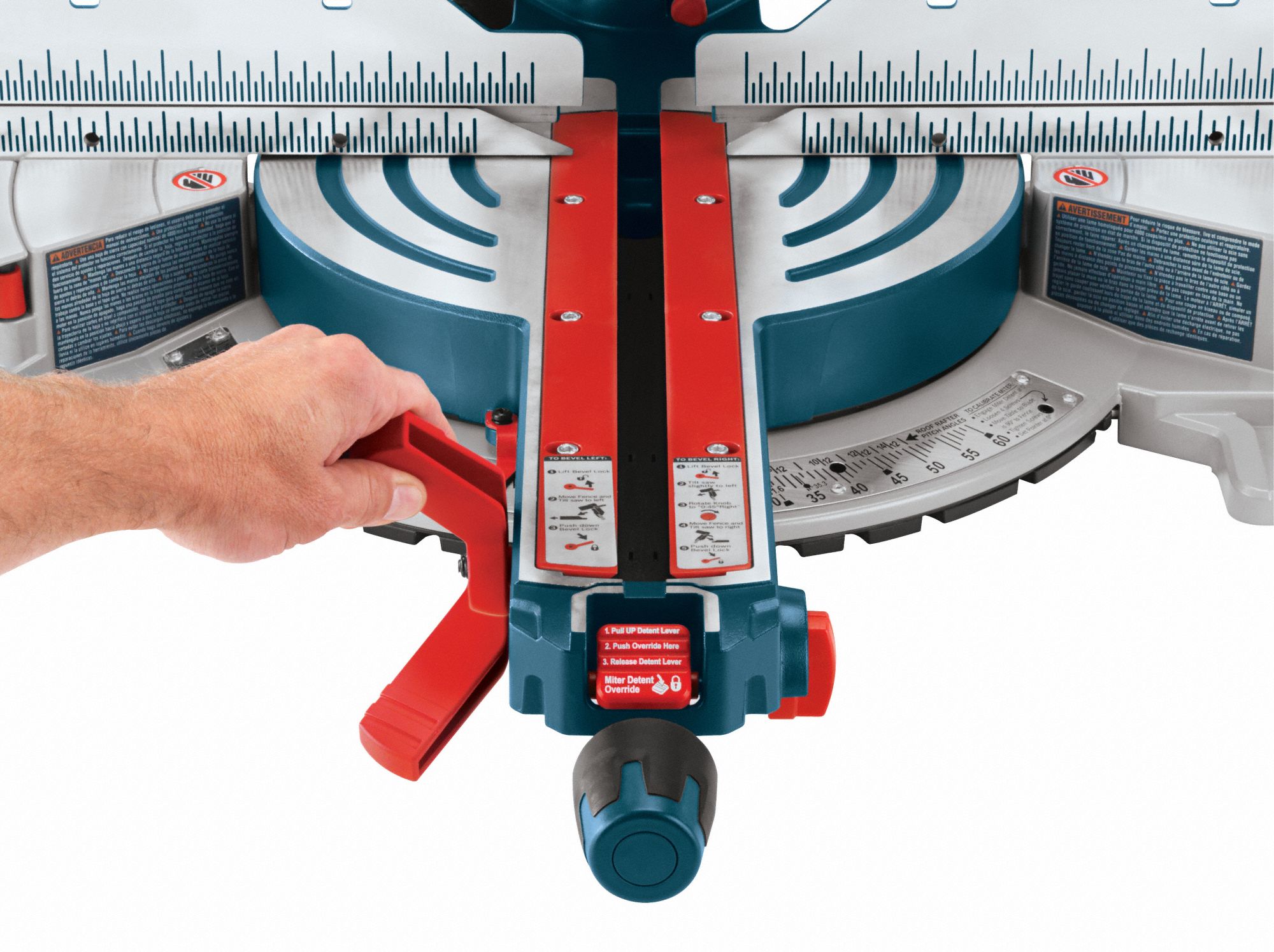 BOSCH Miter Saw: Sliding, 14 in Max. Cut Wd @ 0 Deg. Miter, 52° Left to ...