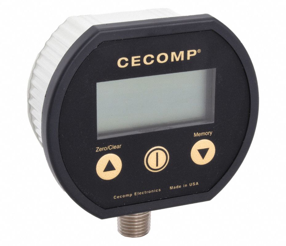 CECOMP Manómetro de Presión/Vacío Digital F22 - Manómetros Digitales de ...