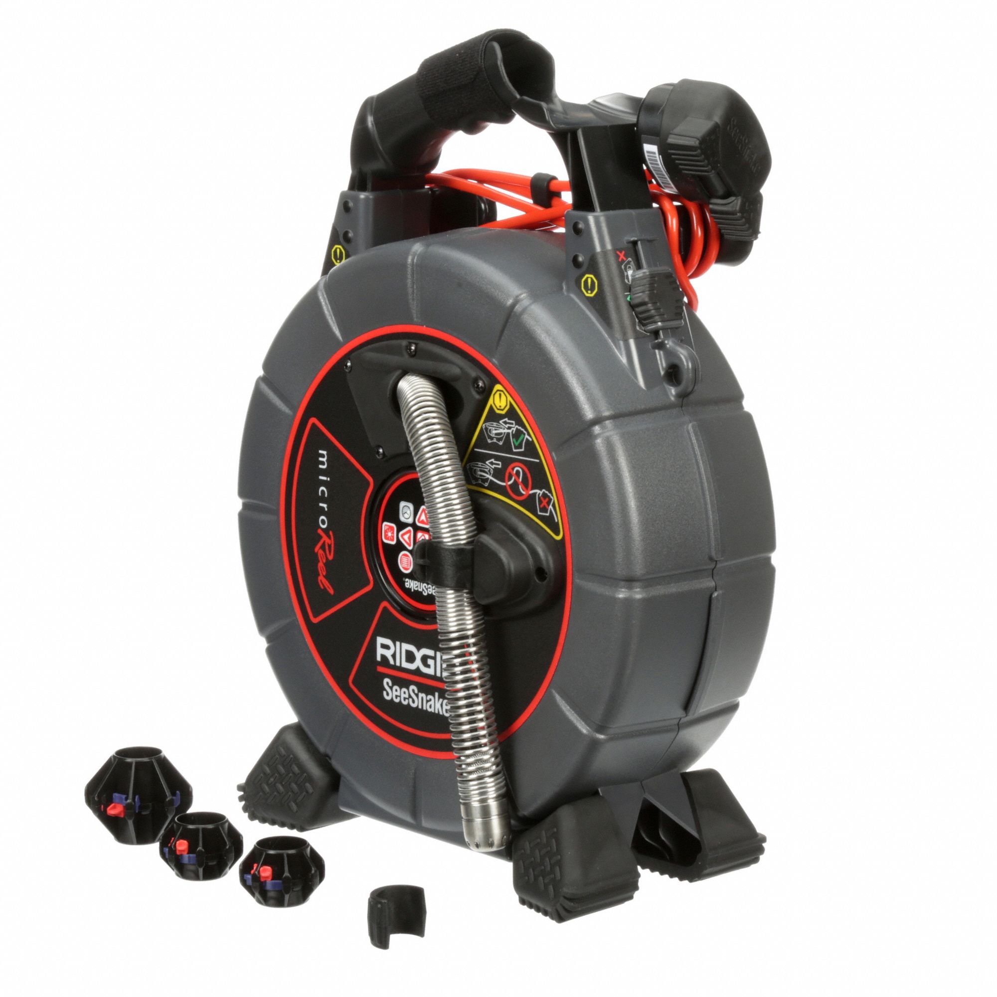 RIDGID Pipe Inspection Camera Reel: 1 1/2 in to 4 in Pipe Capacity, 100 ...