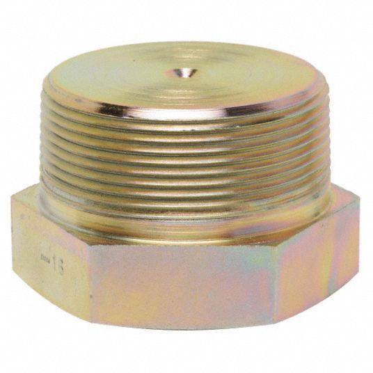2 in Hex Pipe Plug with MNPT Fitting Connection Type and 3000 psi Max ...