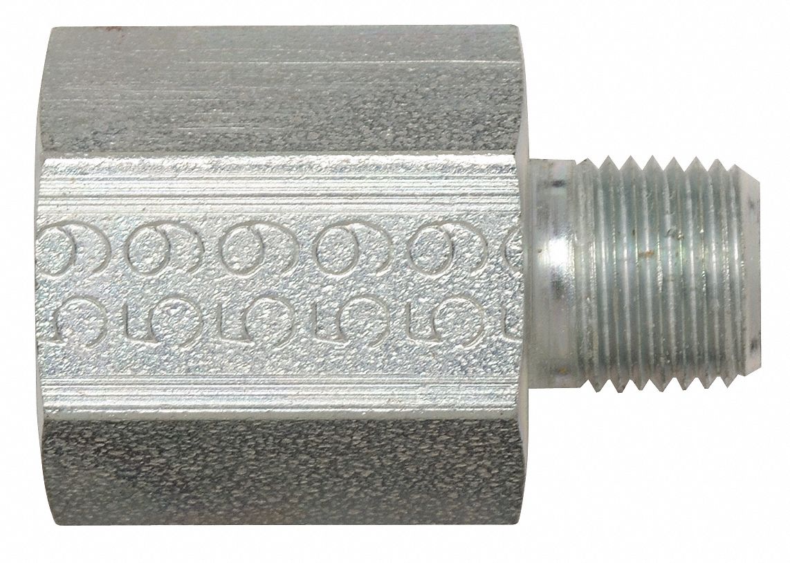 1/4"-18 x 1/8"-27 Reducing Adapter with FNPT x MNPT Fitting Connection ...