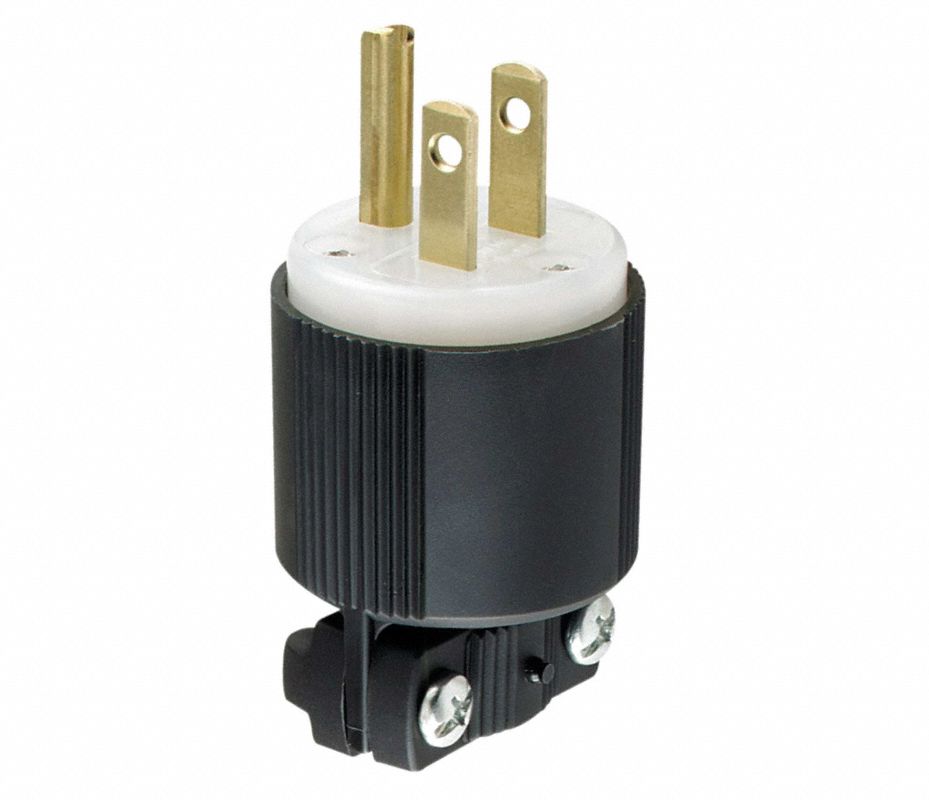 ARROW-HART Clavija, 15A, Puesta a Tierra, Negro, 5-15P, 2 - 6DTM8 | WD ...