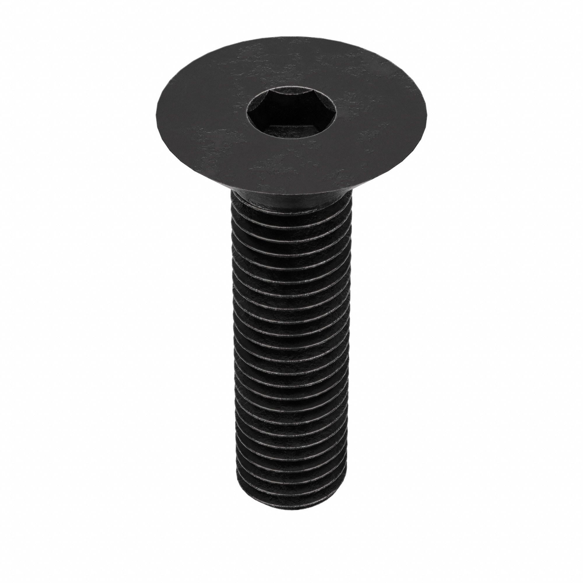 Flat, Metric Socket Flat Head Cap Screw, M14-2.00, Steel, Class 10.9 ...
