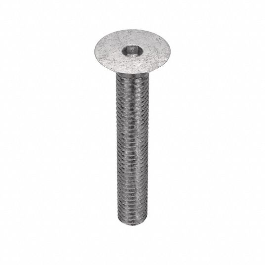 M4-0.7 Thread Size, 25 mm Lg, Socket Flat Head Screw - 6DV55|FHS1XX0425 ...