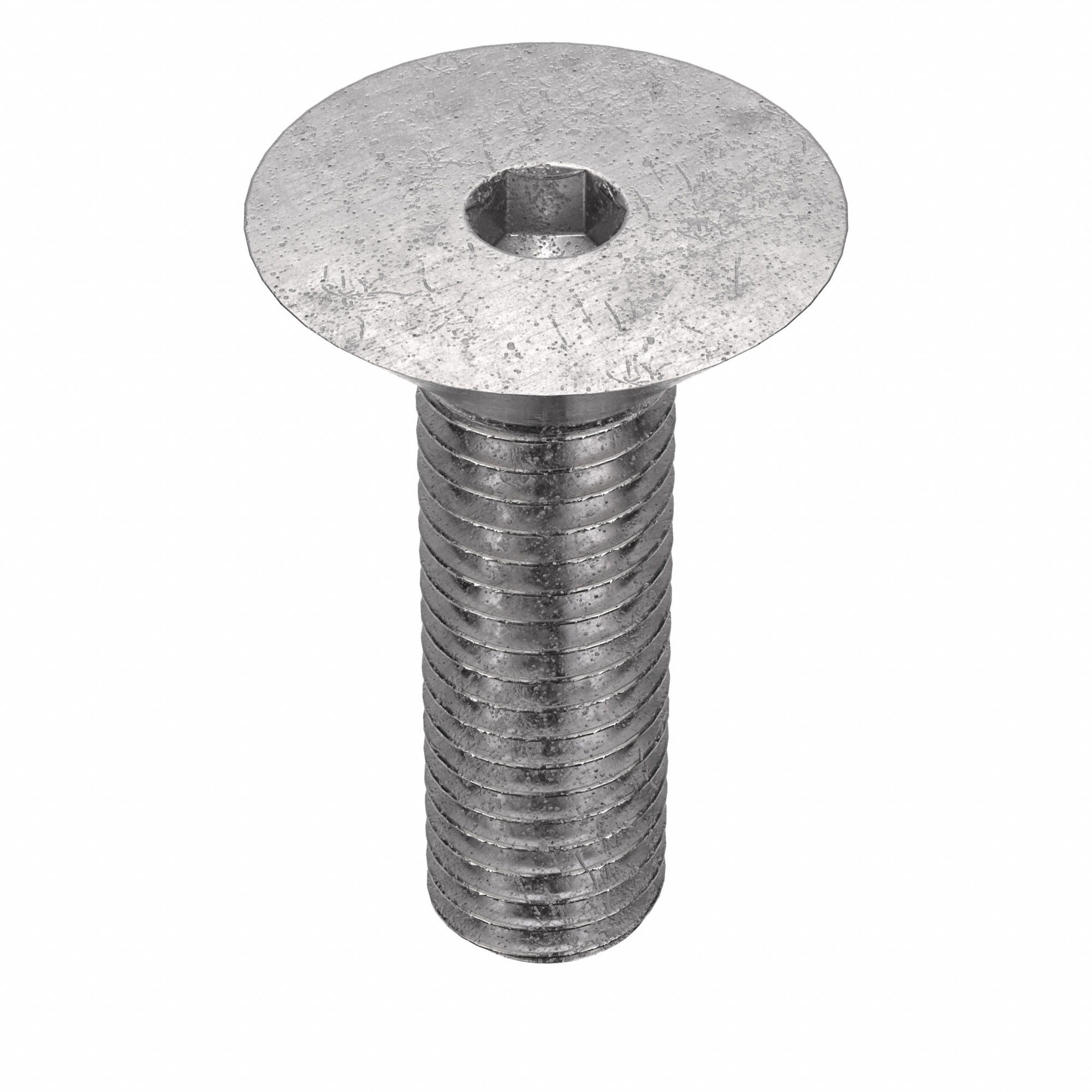 Flat, Metric Socket Flat Head Cap Screw, M10-1.50, Stainless Steel, A4 ...