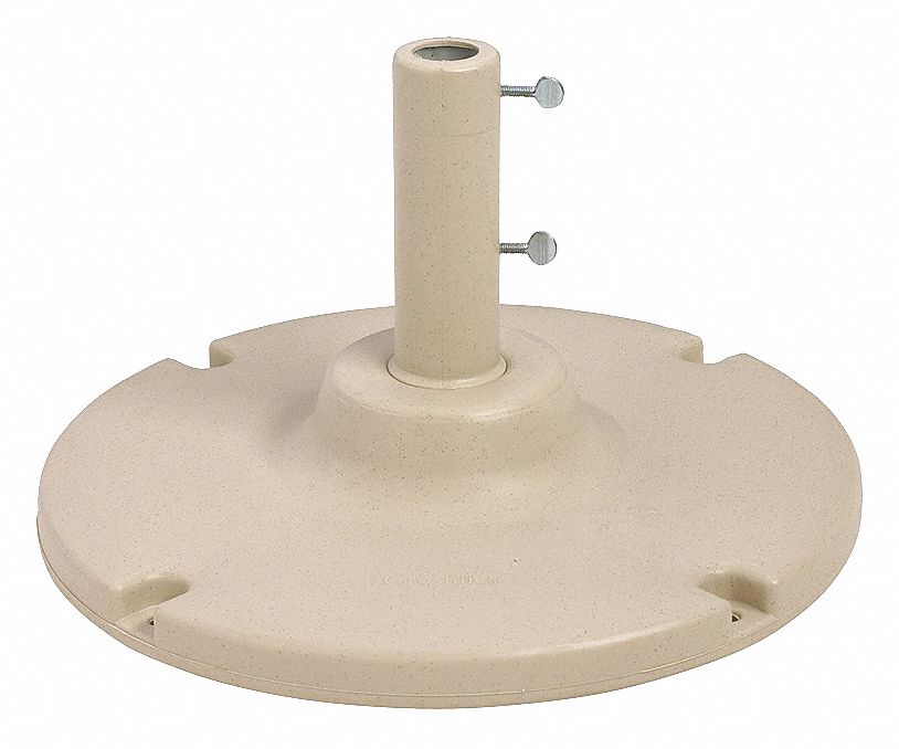 GROSFILLEX, Sand, For 1 1/2 in Pole Dia, Umbrella Base - 6DVJ1|US600666 ...