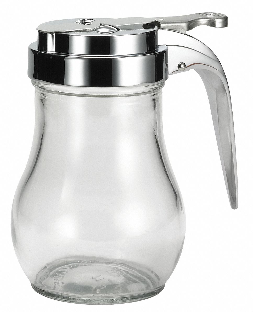 TABLECRAFT PRODUCTS COMPANY, 14 oz Capacity, Clear, Syrup Dispenser ...